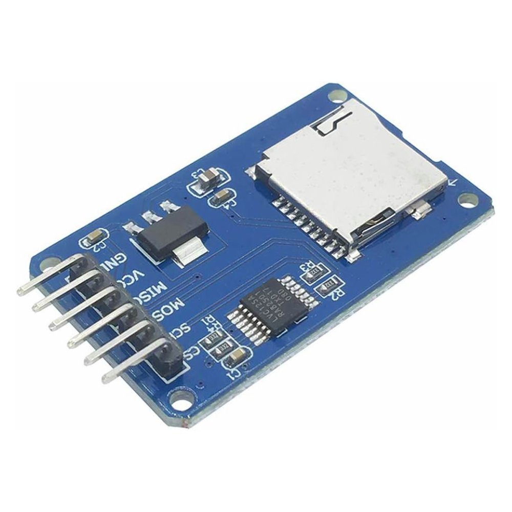 Micro Sd Tf Memory Card Reader Module With Spi Interface For Arduino