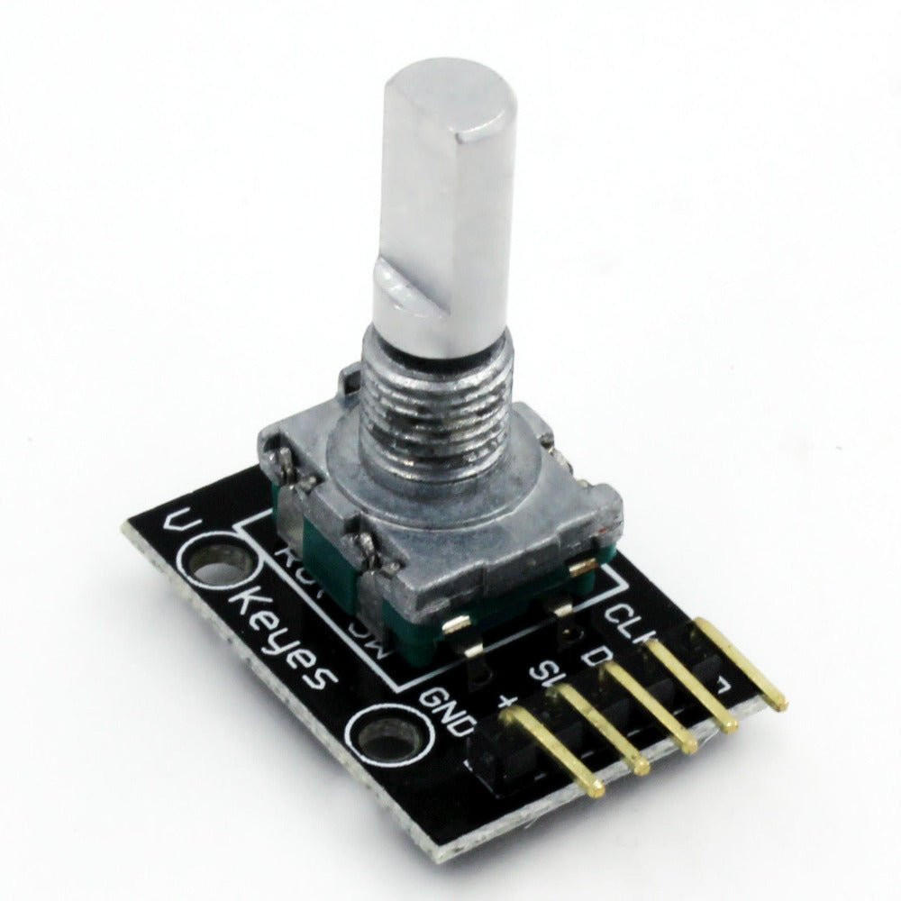 Rotary Encoder / Rotation Sensor Module with Pushbutton Switch Arduino ...