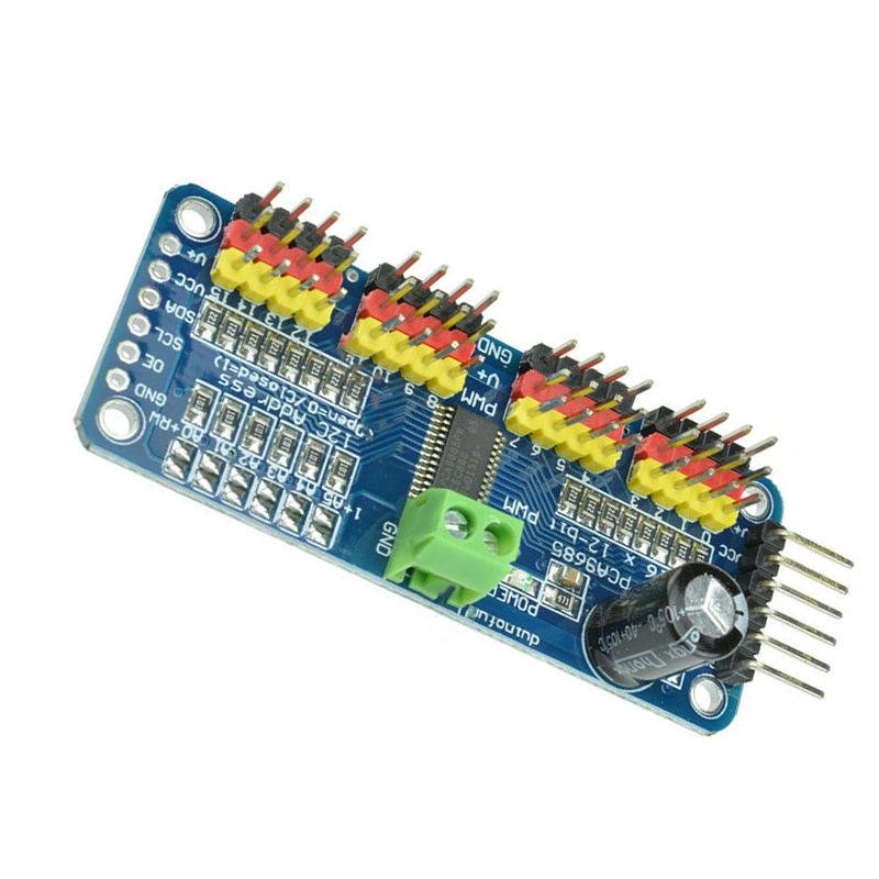 PCA9685 16 Channel 12-bit I2C PWM Servo Motor Driver Module For Arduino – Envistia Mall